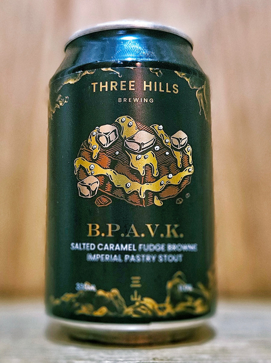Three Hills Brewing - BPAVK Salted Caramel Fudge Brownie Imperial Stou ...