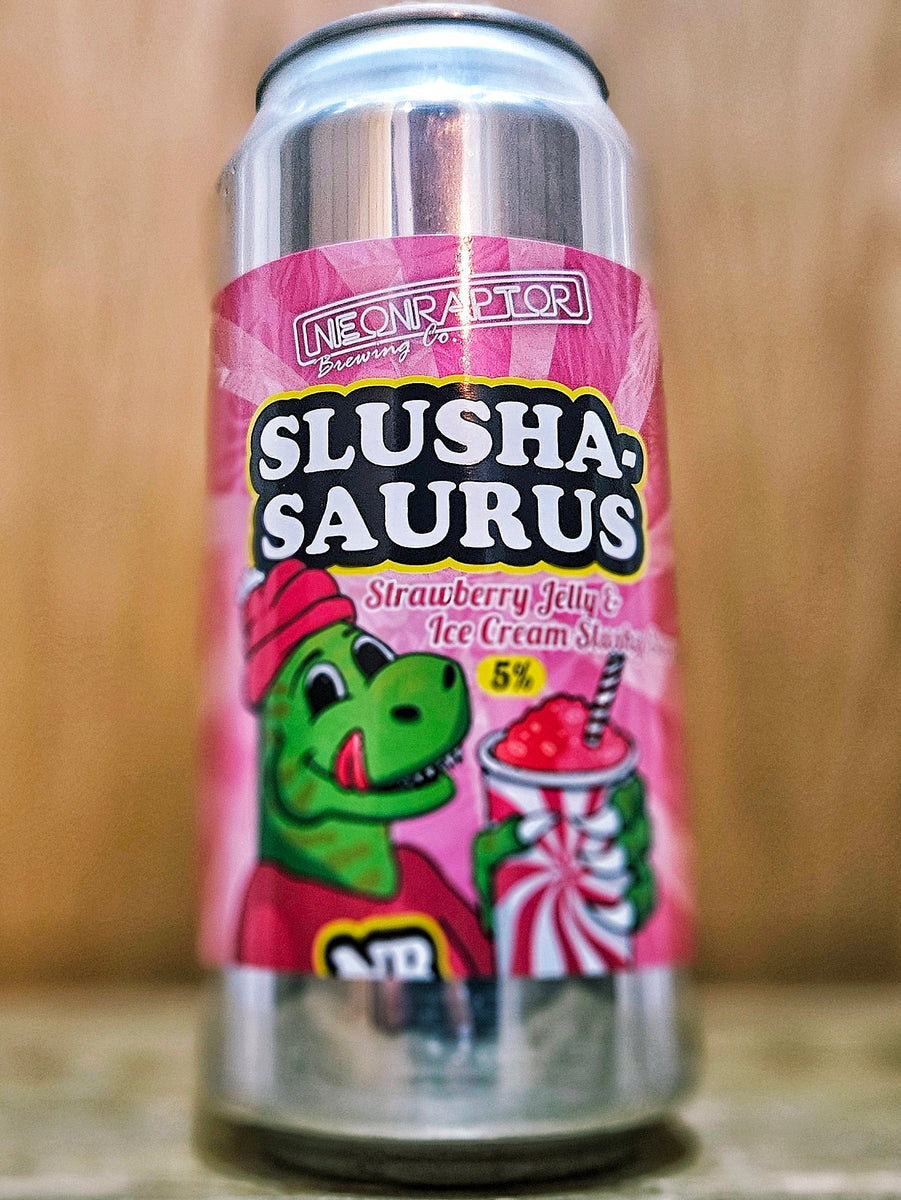 Neon Raptor - Slushasaurus Strawberry Jelly And Ice Cream Slushy Sour ...