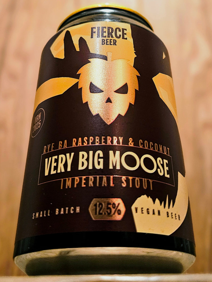 Fierce Beer - Rye Barrel Aged Raspberry And Coconut Very Big Moose ...